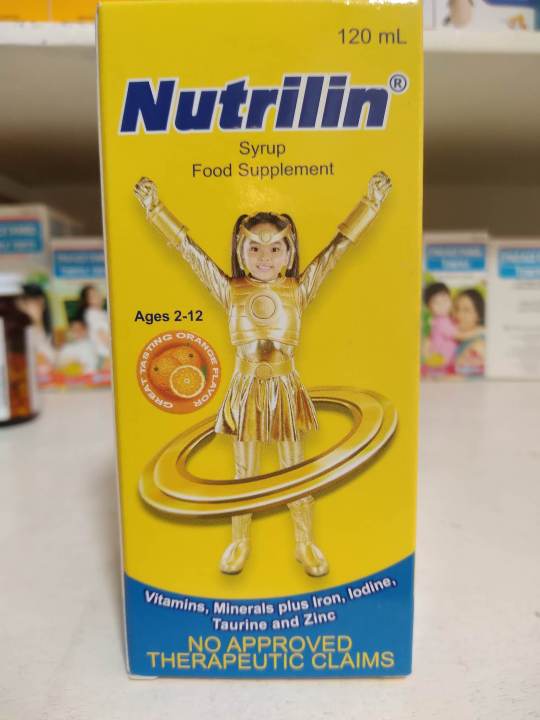 Nutrilin food supplement syrup 120ml | Lazada PH
