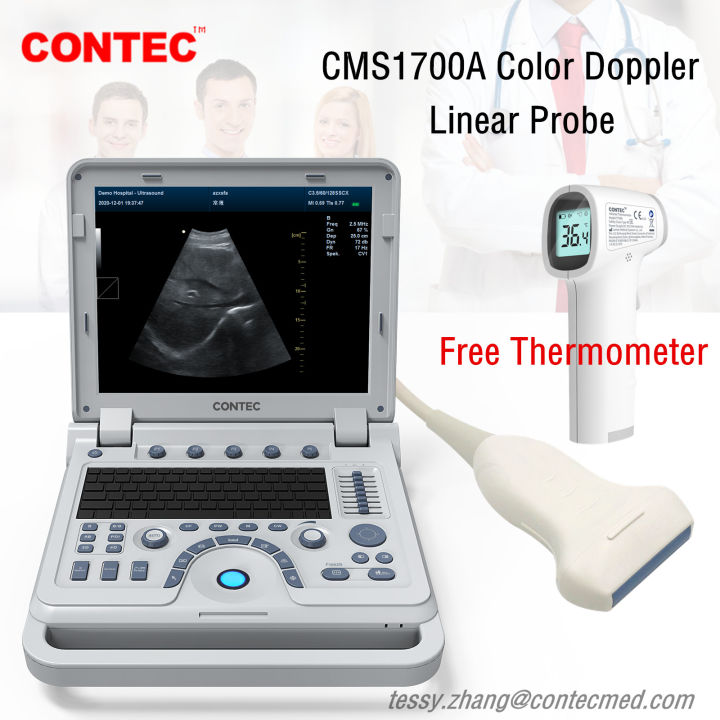 CONTEC CMS1700A with Linear probe Color Doppler Ultrasonic Diagnostic ...