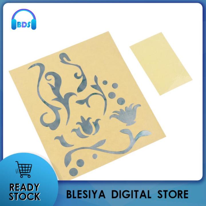 Blesiya Guitar Body Headstock Inlay Sticker Decal DIY Guitars Bass | Lazada