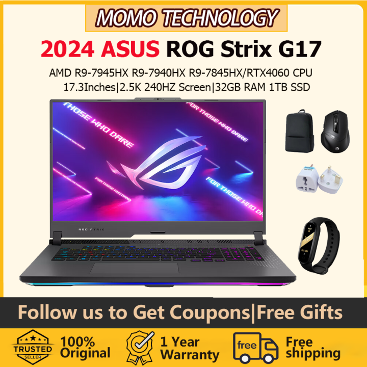 【ASUS Warranty】2024 Original ASUS ROG Strix G17 Gaming Laptop|ASUS ROG Moba7 PLUS Gaming Laptop ...