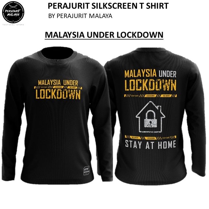 🔥Promosi hebat🔥Microfiber eyelet silkscreen ready stock jersey T shirt Long sleeve baju lengan ...