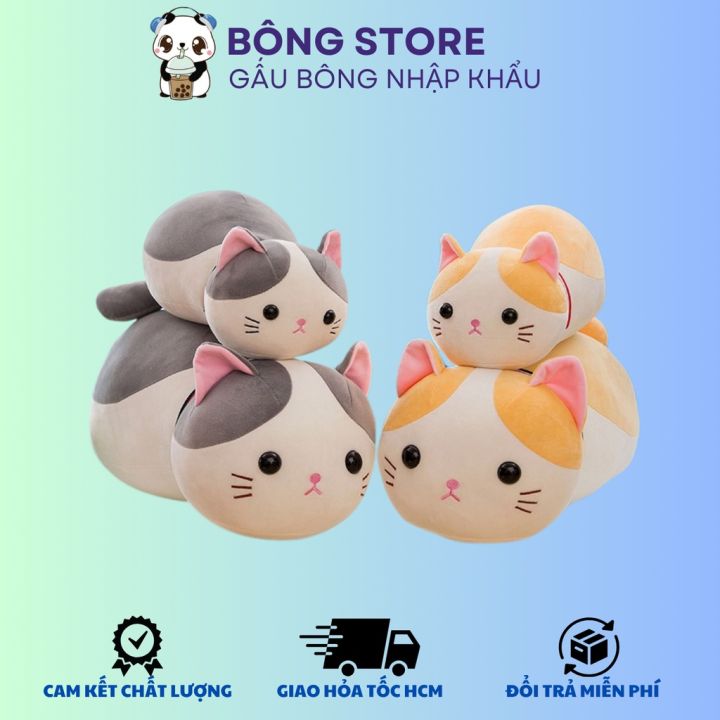 Gấu bông Mèo Ú, Mèo lười cực dễ thương - Gấu bông con Mèo may mắn - Thú ...