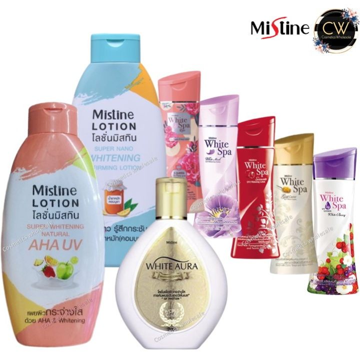 ส่งฟรี !! ( 1 ขวด ) โลชั่นมิสทีน ปั้ม 200 มล. มิสทีน โลชั่นบำรุงผิว mistine white spa lotion ...