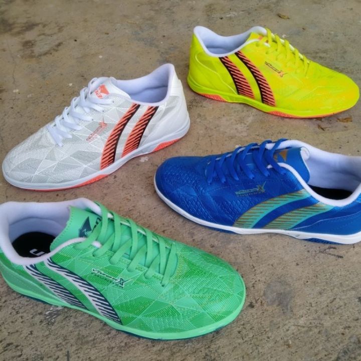 NEW!(PANลิขสิทธิ์)ไซส์ 32-45 รองเท้าฟุตซอล PAN Vigor X Thunder ไซส์เด็ก ...