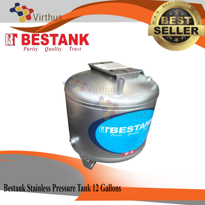 Bestank Original Stainless Pressure Tank 12 Gallons Gals | Lazada PH