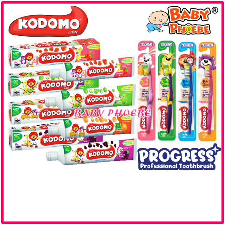 Kodomo Lion Ubat Gigi Kanak-Kanak / Kodomo Kids Toothbrush Berus Gigi ...