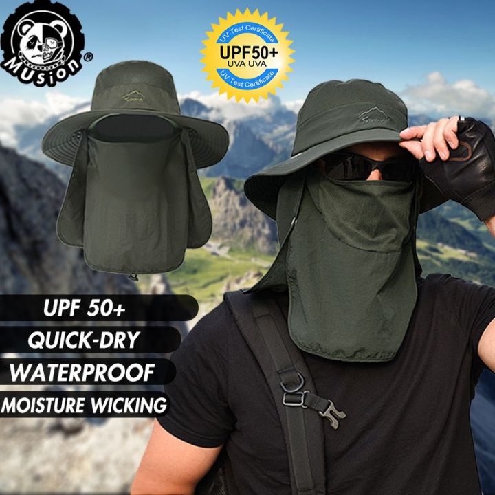 Musion UPF 50+ UV Proof Cap Detachable Gardening Hat Outdoor Hiking Cap Hat | Lazada Singapore