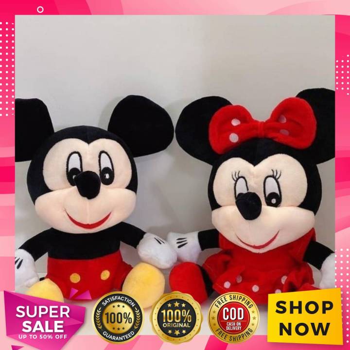 Best Seller COD 1 Pc Mickey And Minnie Stuff Toys Mickey And Minnie ...
