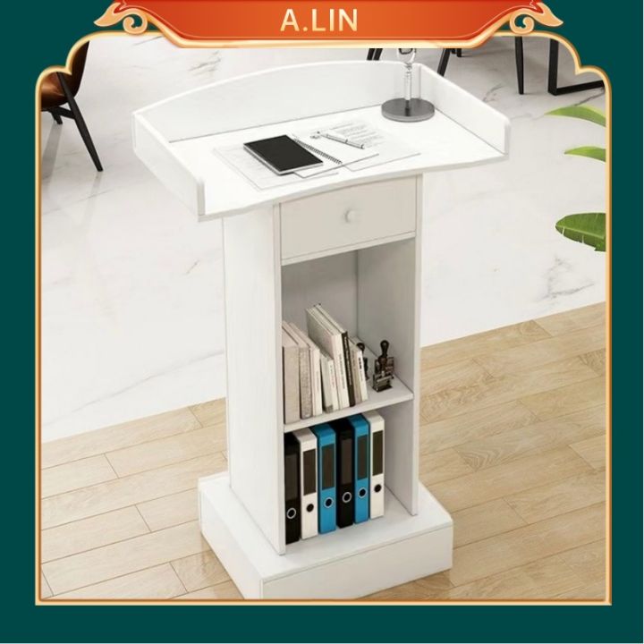 A LIN Oak is colorless Platform table 60*42*108CM Rostrum Simplicity ...