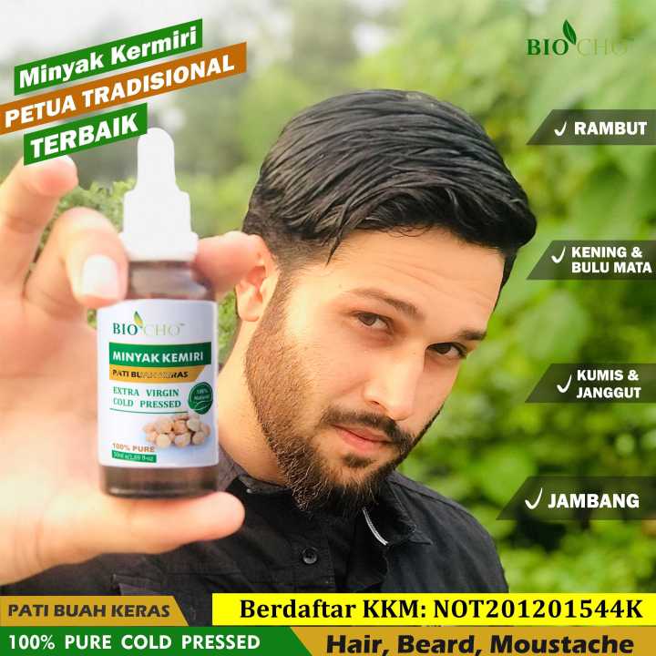 Minyak Buah keras - Kemiri (Hairloss & Hair growth ) Minyak Untuk ...