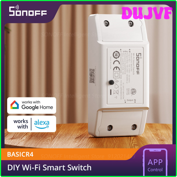 DUJVF SONOFF BASIC R4 Wi-Fi Smart Switch ESP32 Chip Newly Upgrade with ... DUJVF SONOFF BASIC R4 Wi-Fi Smart Switch ESP32 Chip Newly Upgrade with ...
