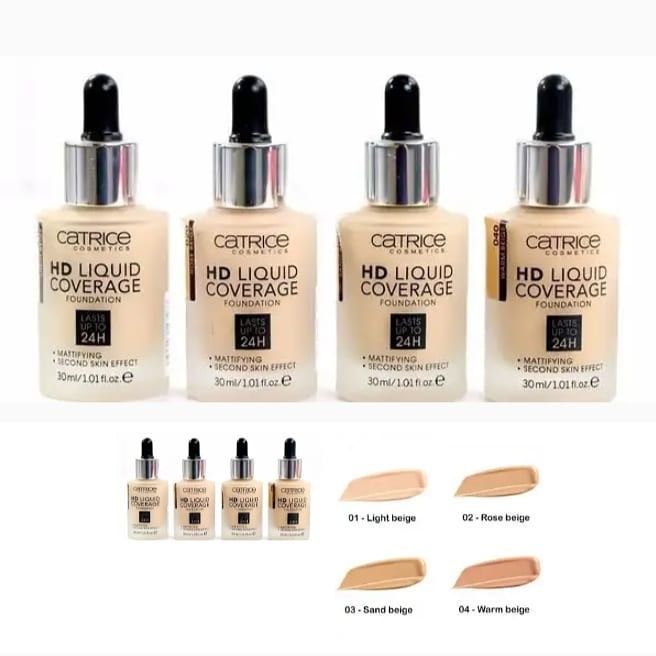 [HÀNG CHÍNH HÃNG] Kem Nền Catrice 24H HD Liquid Coverage Foundation ...