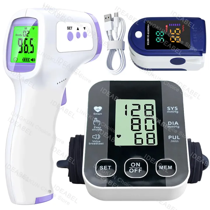 Medical Arm Blood Pressure Meter Tensiometers Tonometer Cuff Fever ...
