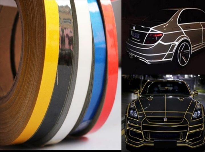 1Roll 9 METER Reflective tape, reflective sticker lining car, motor ...