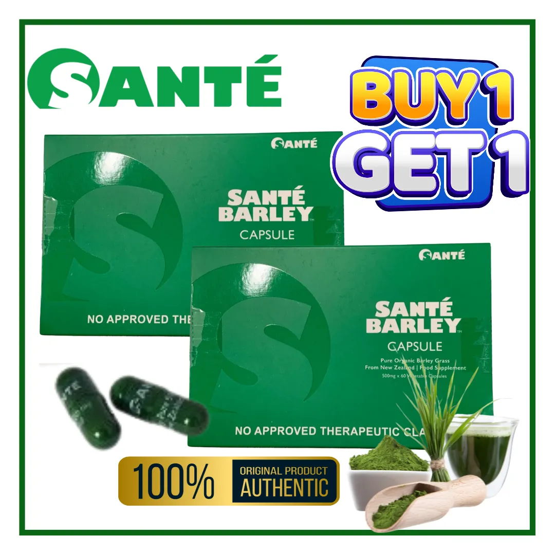 SANTE Barley Capsule Pure Organic Barley Grass | Lazada PH