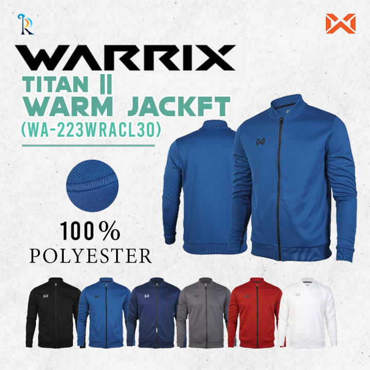 เสื้อวอร์ม เสื้อกันหนาว เสื้อแขนยาว WARRIX รุ่น WA-223WRACL30 TITAN II เสื้อวอริกซ์ แท้100% ...