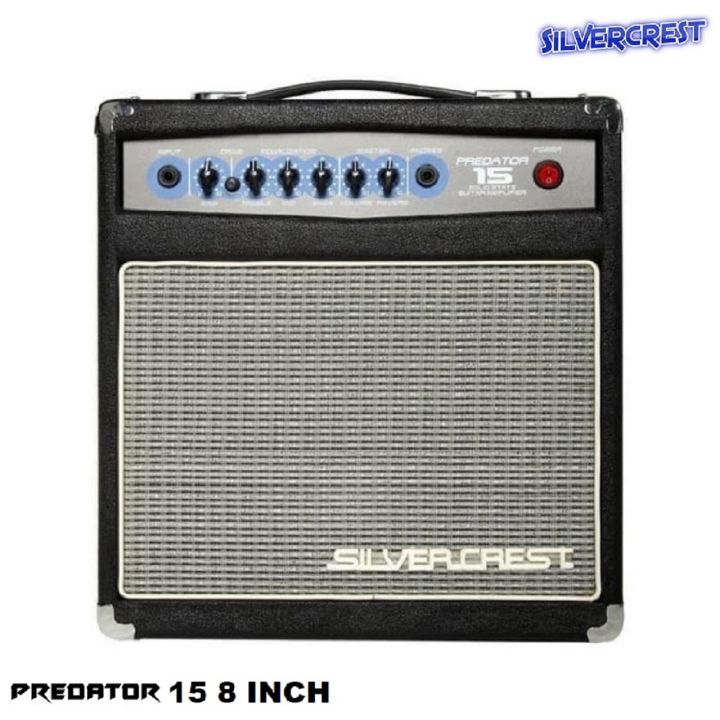 AMPLIFIER AMPLI GITAR MELODY SILVER CREST PREDATOR 15 8 INCH | Lazada ...