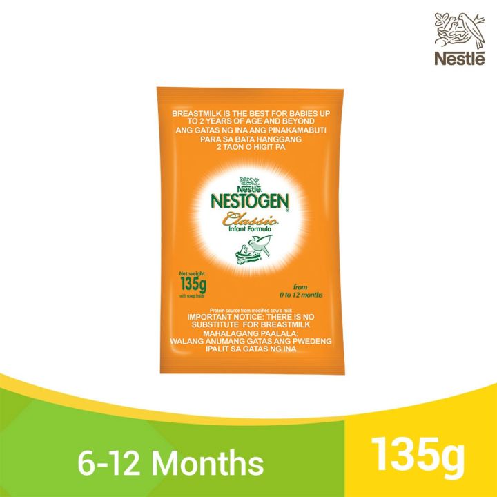Nestogen Classic Infant Formula for 0 to 12 Months 135g | Lazada PH
