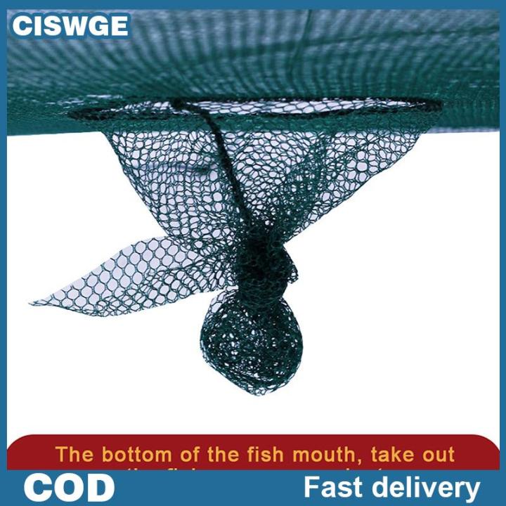 CISWGE 4-20 Holes Fishing Net Folded Portable Hexagon Fish Network ...