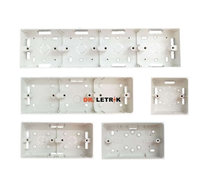 [ 3x3 / 3x6 / 3x7 / 3x10 / 3x13 ] Switch White Box Wall Switch Bottom ...