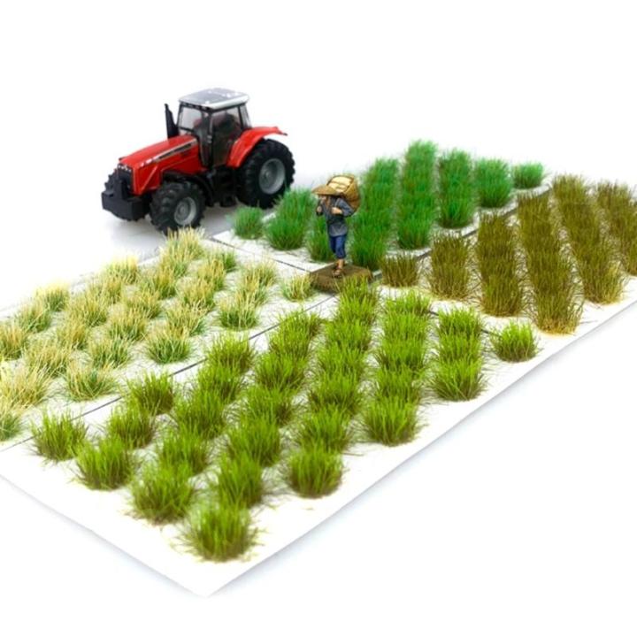 32x Static Grass Model Grass Tufts Rail Way Artificial Grass Miniature ...