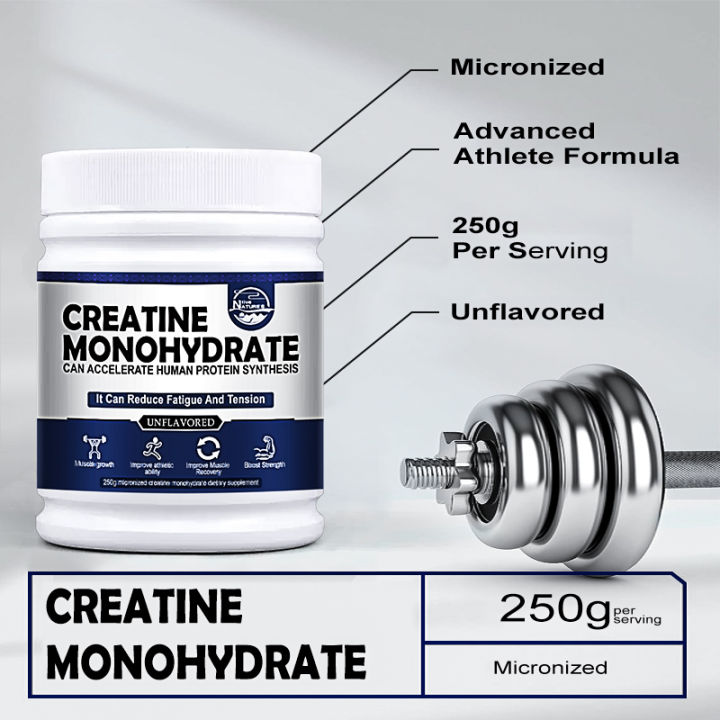 Creatine Monohydrate Powder Muscle Builder for Men & Women Post Workout ...