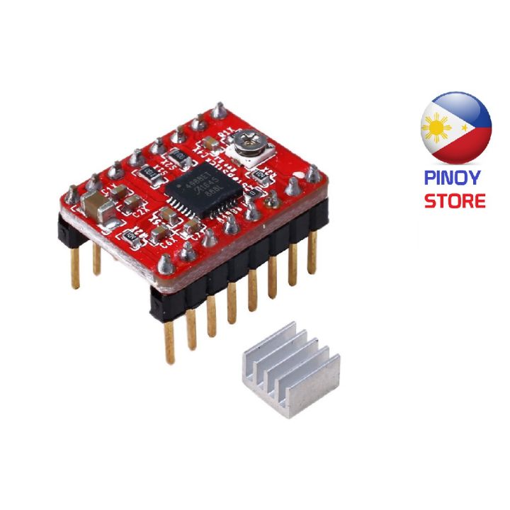 A4988 stepper motor driver module compatible with CNC shield and ...