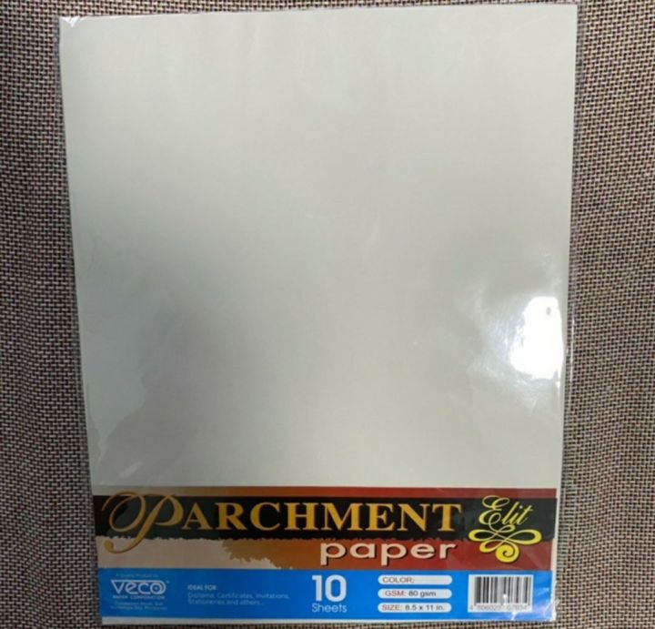 PARCHMENT PAPER a4 size (100 SHEETS/PACK) | Lazada PH