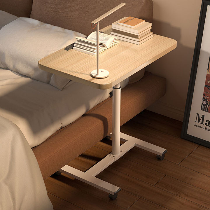Laptop Desk, Desk Height Adjustable Bedside Table, with Tilt-able ...