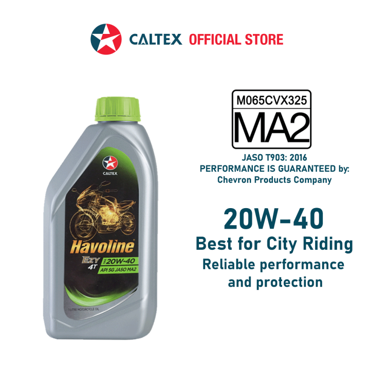 Havoline Ezy 4T 20W-40 (1 Liter) | Lazada