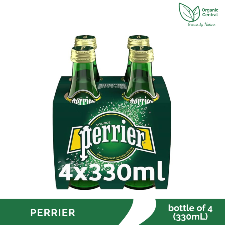 Perrier Sparkling Water Bottle of Four (4) 330mL | Lazada PH