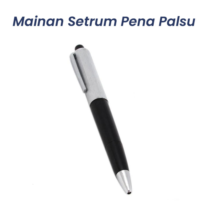 Mainan anak Setrum Pena Palsu Shocking, Pen Pena Prank Games Electric ...