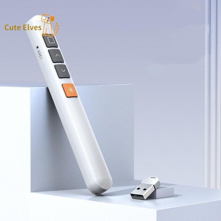 CUTE ELVES 2.4GHz Wireless Presentation Clicker Infrared Remote ...