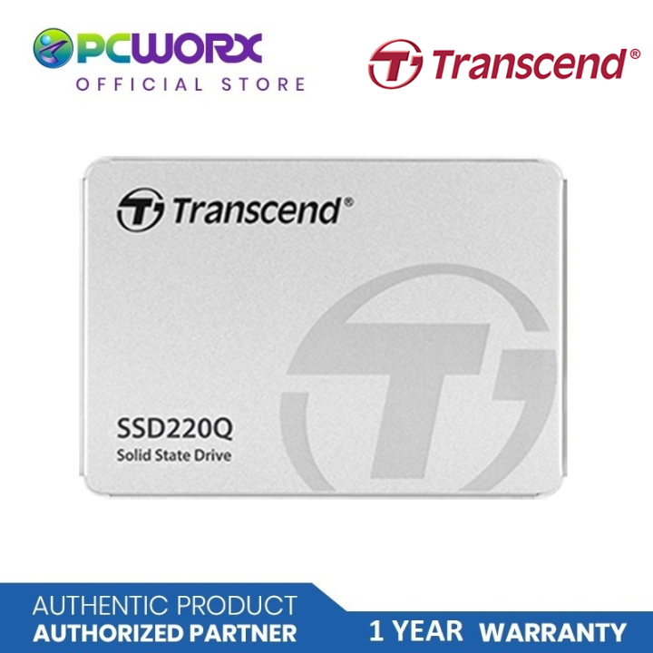 Transcend SSD220Q 2.5 SATA III 6Gb/s SSD Silver Solid State Drive ...