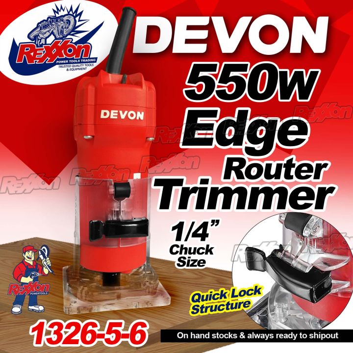DEVON 550W Edge Router Trimmer / Electric Router / Trimmer 1326-5-6 ...