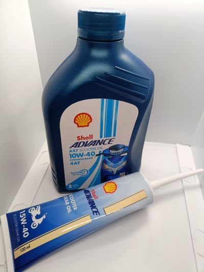 Shell Advance AX7 Scooter 10W-40 800ml with FREE Gear Oil SET | Lazada PH