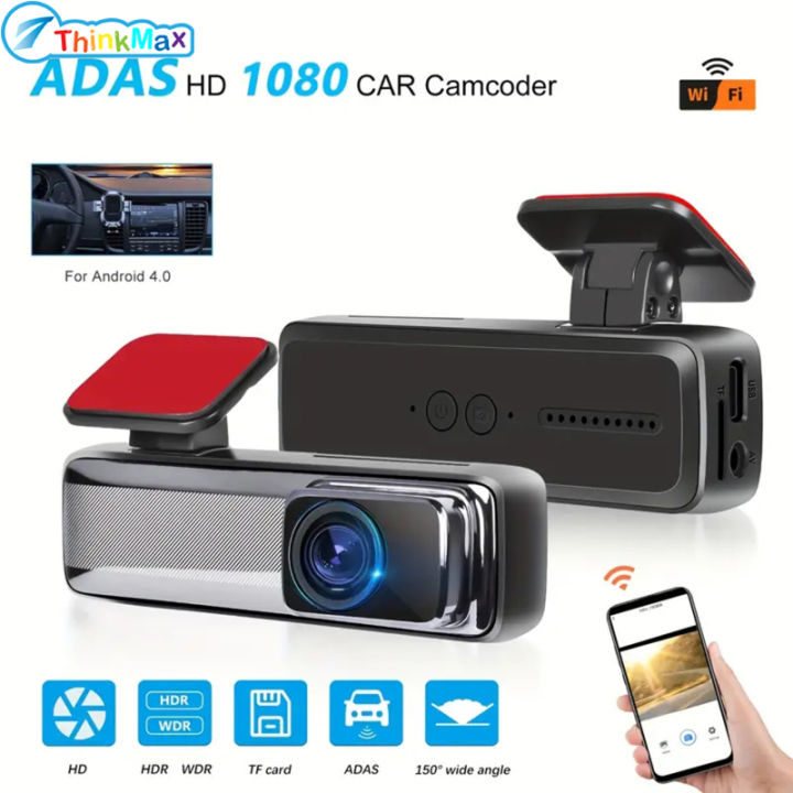 Dash Cam WiFi 1080P USB Car Camera ADAS Assisted Driving Loop Recording ...