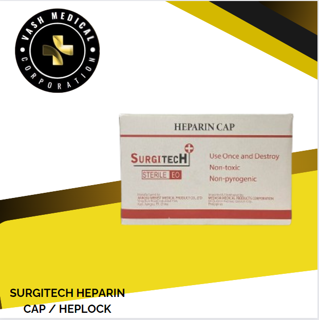 SURGITECH HEPARIN CAP / HEPLOCK (SOLD PER BOX) | Lazada PH