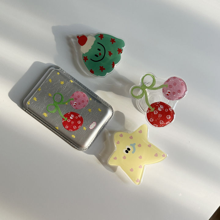 griptok flower amuse ที่ติดกระเป๋าลายดอกไม้ | Lazada.co.th