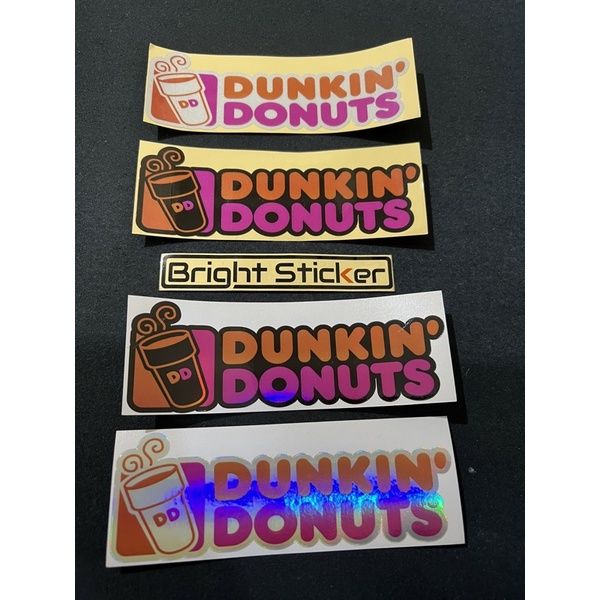 STICKER DUNKIN DONUTS PRINCUT | Lazada Indonesia