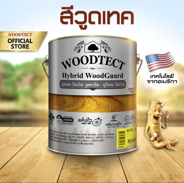 วูดเทค ไฮบริดวูดการ์ด มีสี ชนิดเงา และ ชนิดด้าน : ยูรีเทนไฮบริด แห้งไว ...