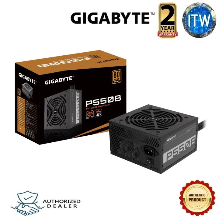 GIGABYTE P550B 550W 80 Plus Bronze Power Supply | Lazada PH