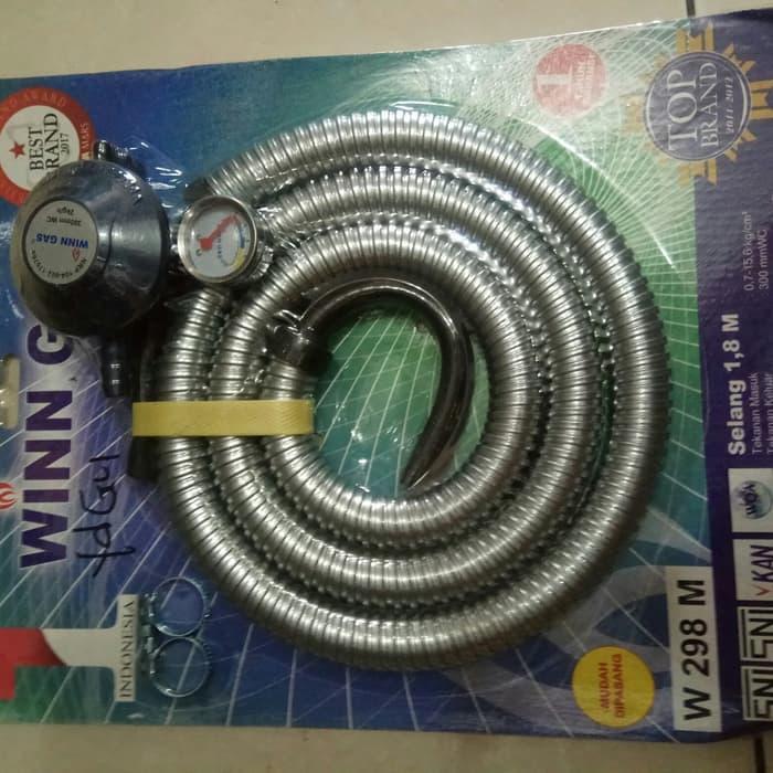 Selang Regulator Kompor Gas/ Regulator Winn Gas W 298 M | Lazada Indonesia