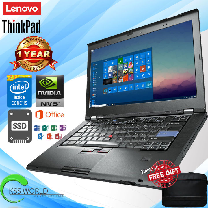 Lenovo ThinkPad T420 - Intel Core i5 - 8GB Ram - 120GB SSD / 240GB SSD ...