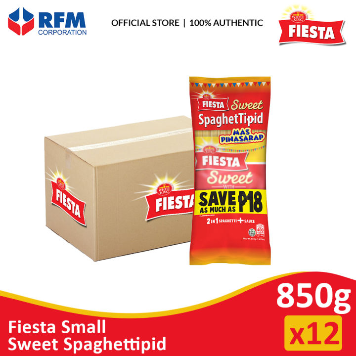 Fiesta Small Sweet Spaghettipid 850g: Fiesta Spaghetti Pasta 350g ...