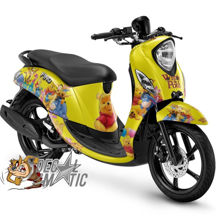 Decal Fino 125 Full Body + Stiker Dashboard Yamaha Fino - Winnie The ...