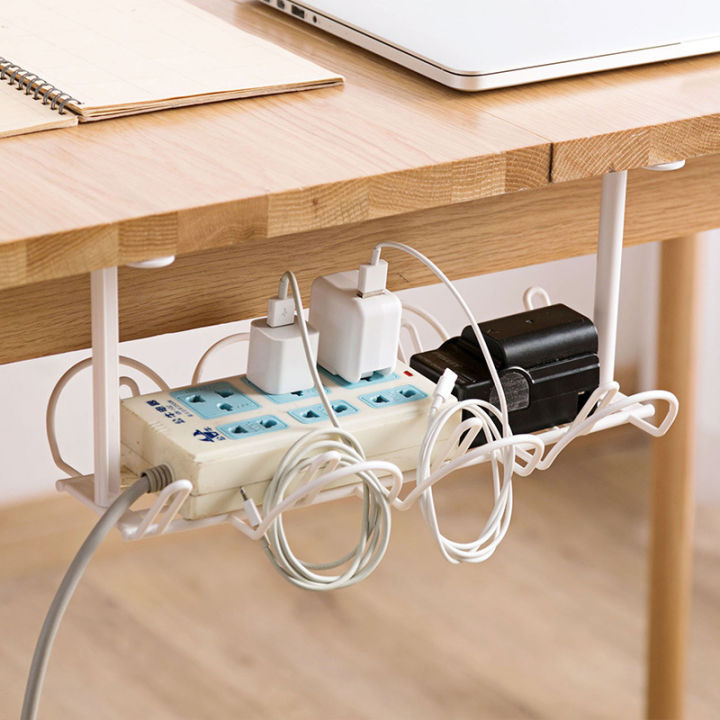 Under Desk Cable Management Tray Household Wire Cord Power Storage ...
