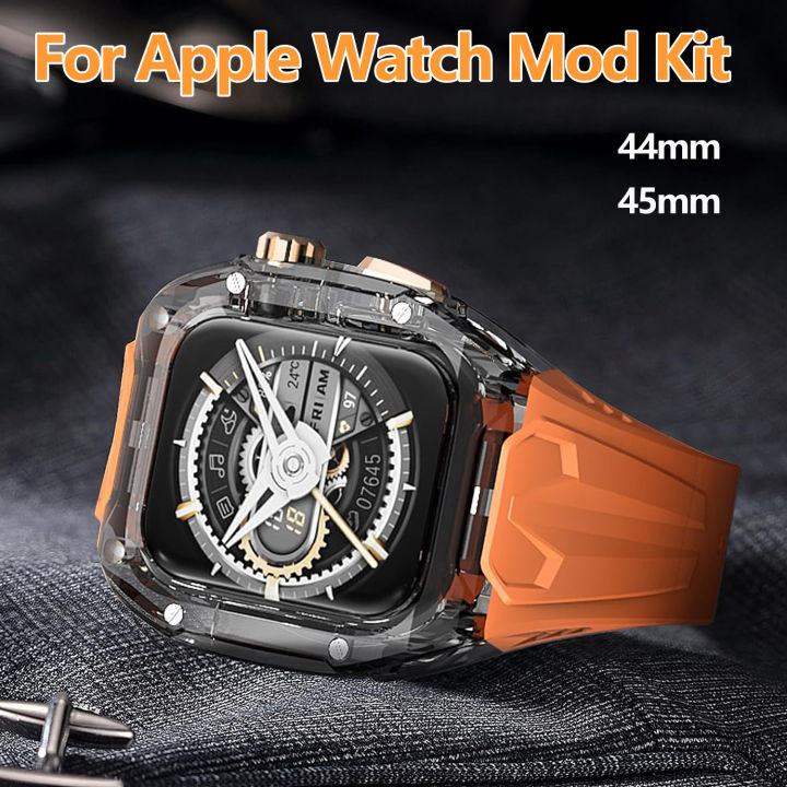 Luxury Metal Modification Kit Case and TPU Strap Replacement ...
