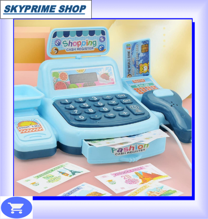 🛒SKYPRIME SHOP🛒Cashier Toys Set Light And Music Simulate Card Swipe ...