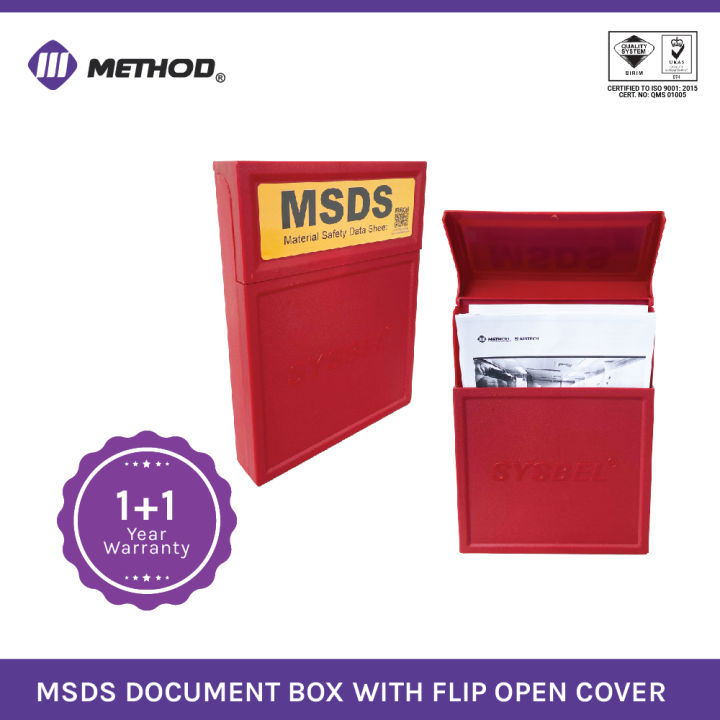 MSDS Document Box with Flip Open Cover | Lazada